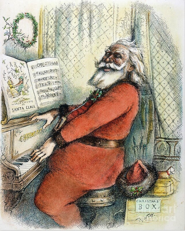 thomas nast | Christmas artwork, Christmas history, Santa claus