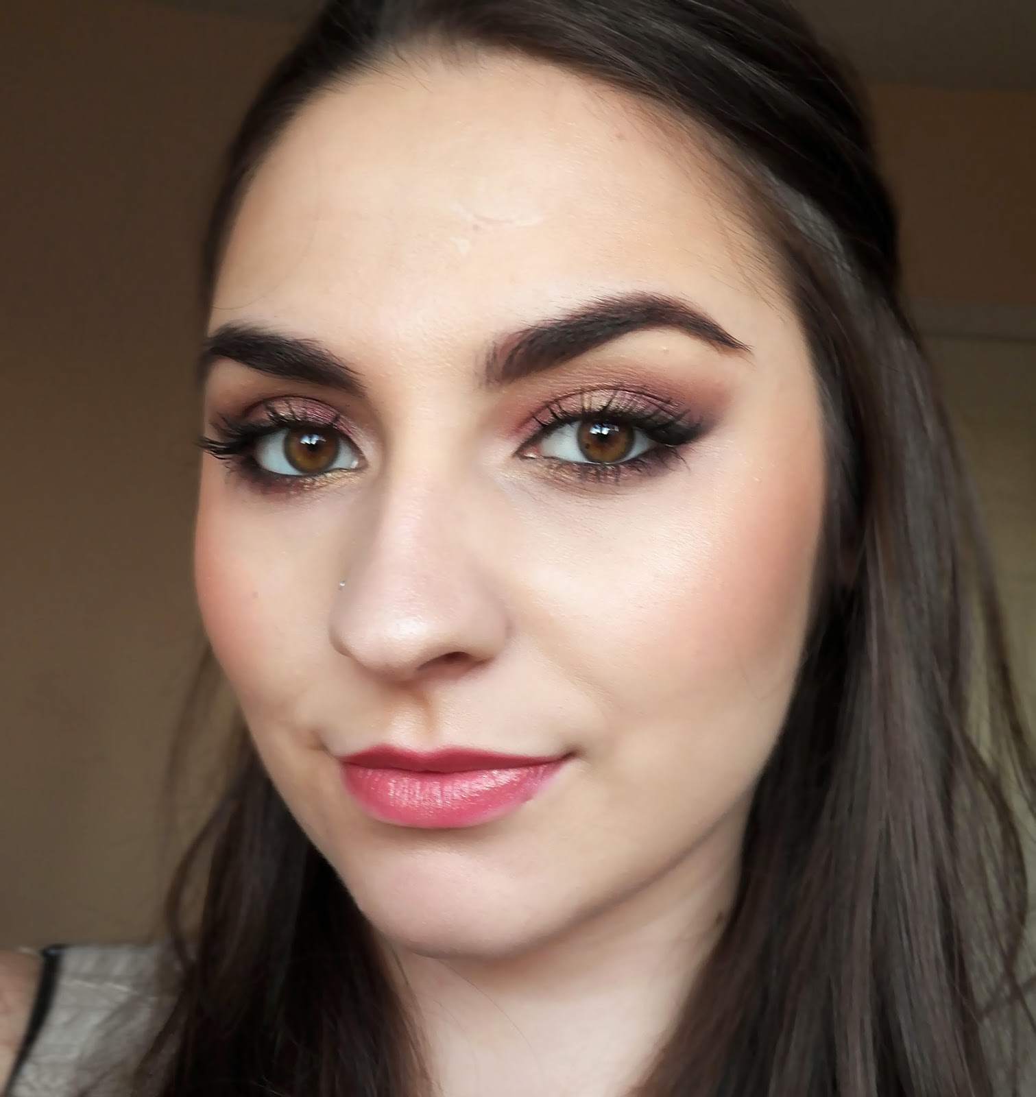 Smokey Cranberry Makeup Tutorial - Elf Burnt Plum Baked Eyeshadow ...