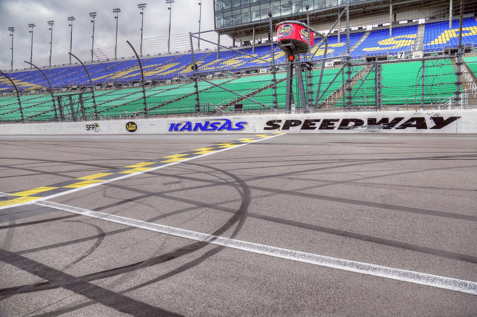 John and Sigrid's Adventures: Kansas Speedway Tour - 5/13/2014