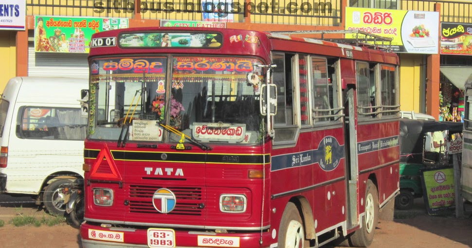 SLTB buses - ශ්‍රී ලංගම බස්: Ruby bodied TATA LP 909/36 bus from SLTB ...