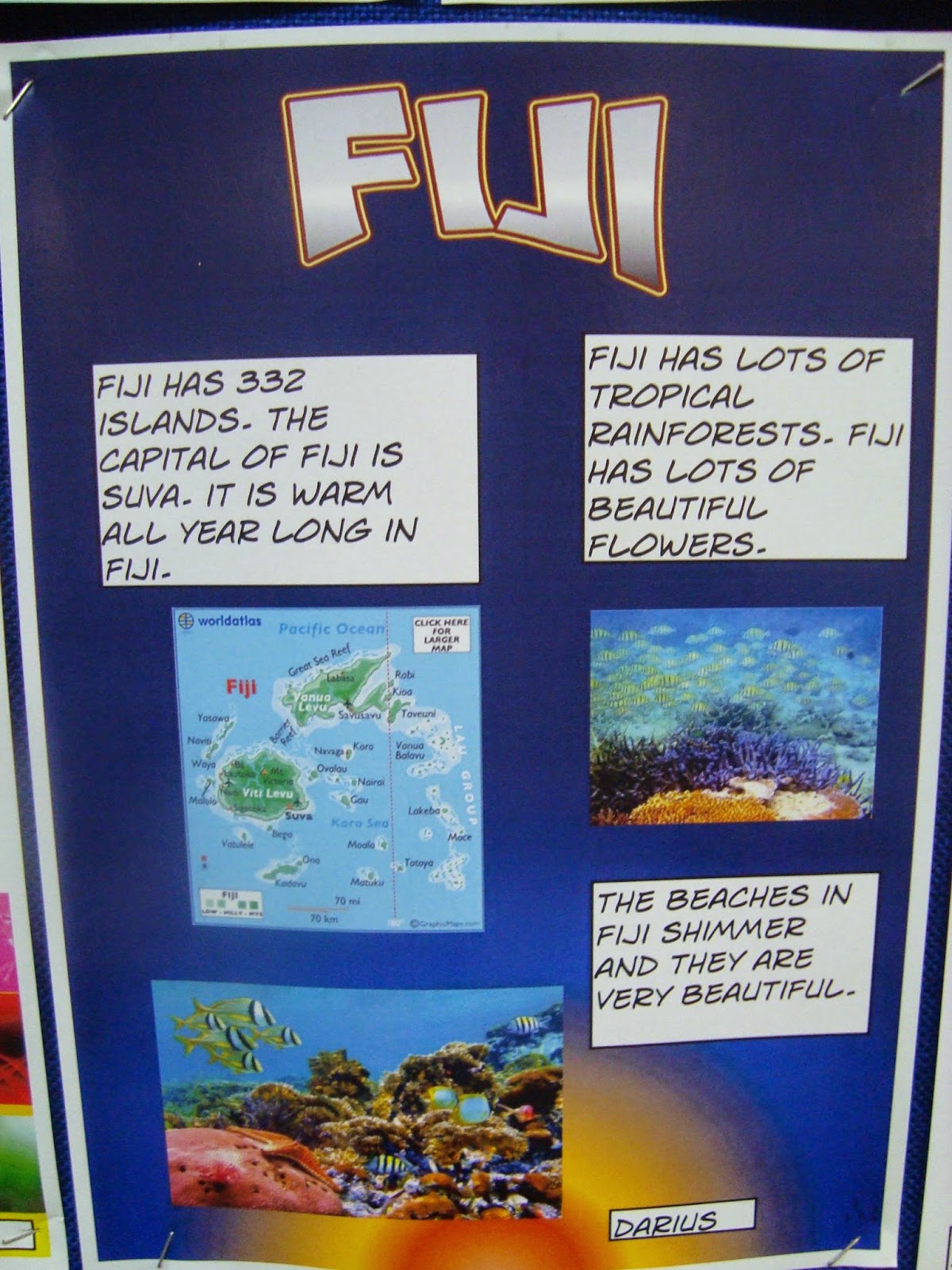 Welcome to Room 12's Amazing Blog 2018: Our Poems and Reports about Fiji
