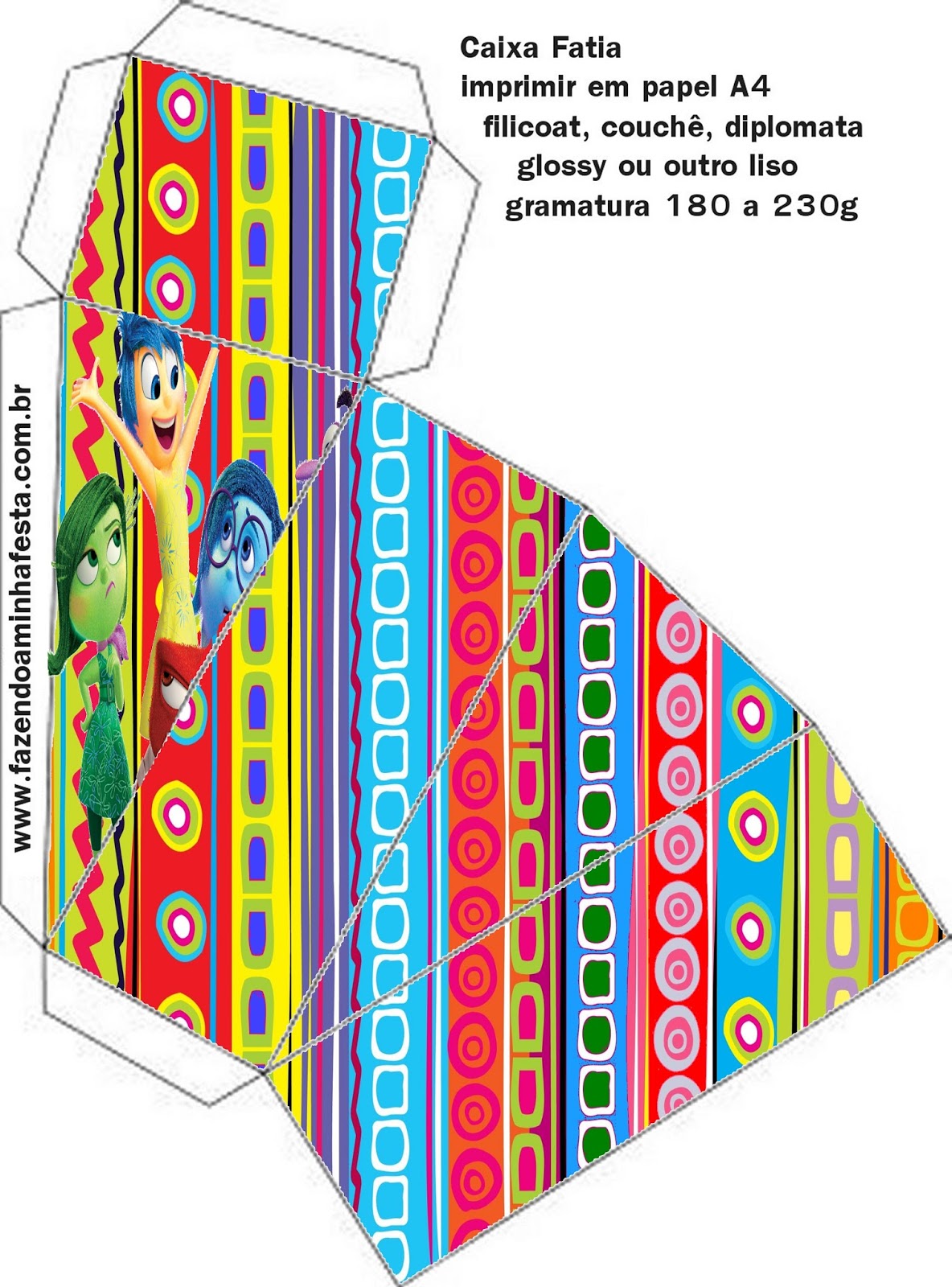 Birthday of Inside Out: Free Printable Boxes. - Oh My Fiesta! in english