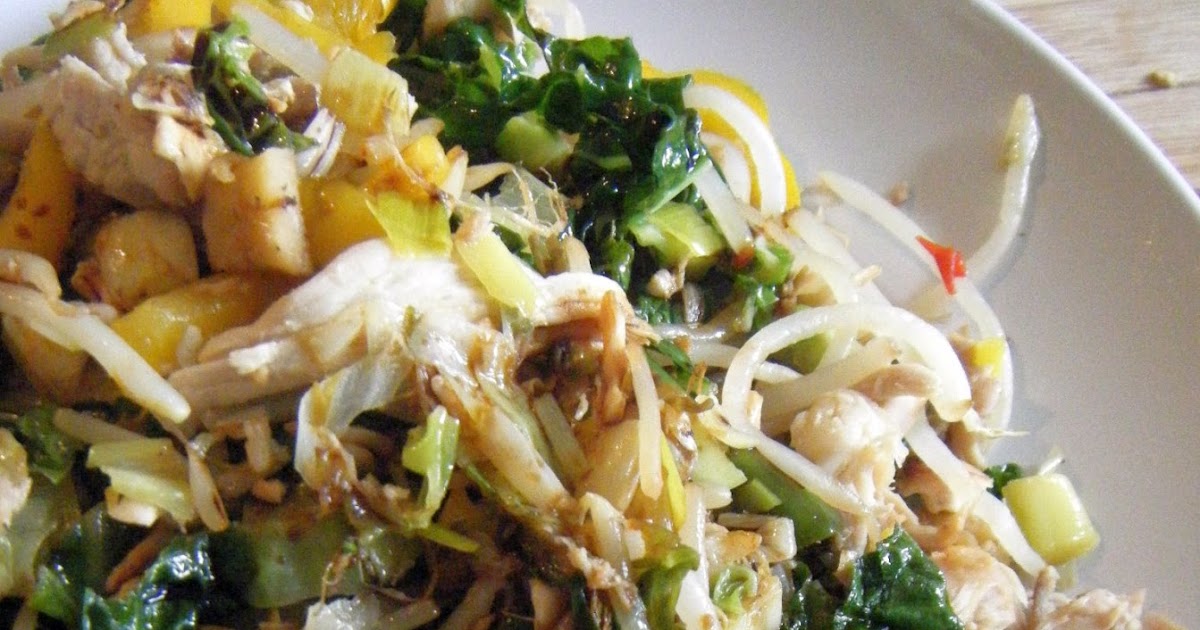 Thomas Yaeger's Transcendental Kitchen: Chicken and Bean Sprout Stir-Fry