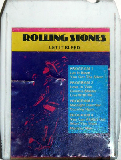 rollingstonesvaults: 8-track bootleg tapes