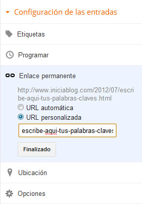Cómo aprovechar las URLs personalizadas en Blogger para el SEO ...