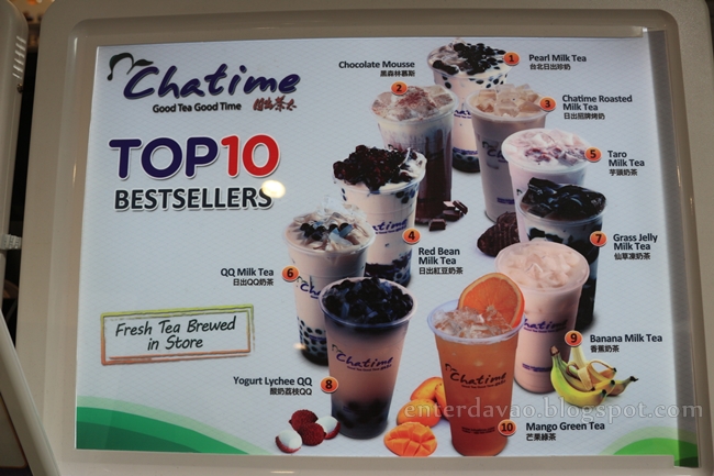 Davao Food: One Plate At a Time: Chatime Review: Hit By The Milk Tea Bug
