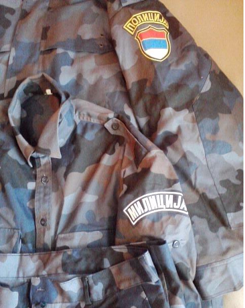 Military Camouflage: Serbian Blue M93 camouflage - 1 set avaliable