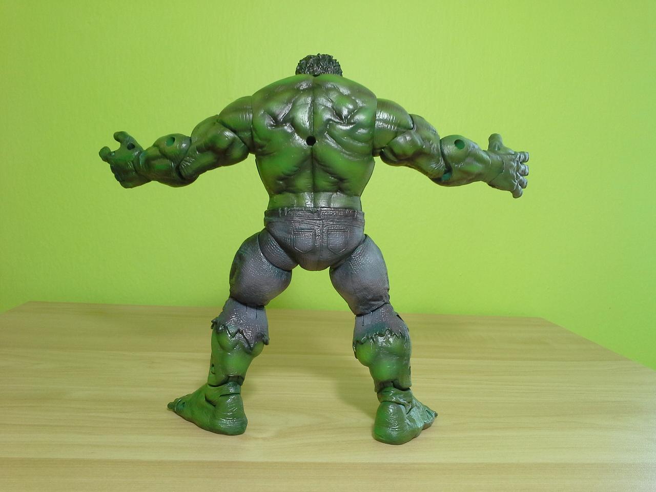 JUST Custom Toy: Repainted Marvel Legends FACE-OFF Hulk (Open Mouth)