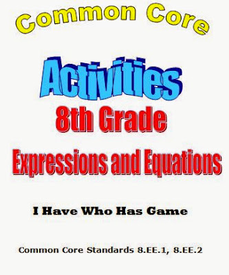 The Best of Teacher Entrepreneurs: Math Lesson - "Common Core Math 8th ...
