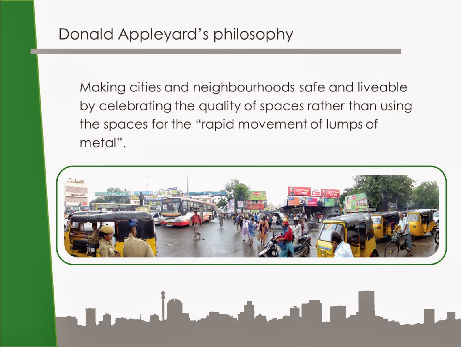 Architecture for all: A short presentaton on Donald Appleyard