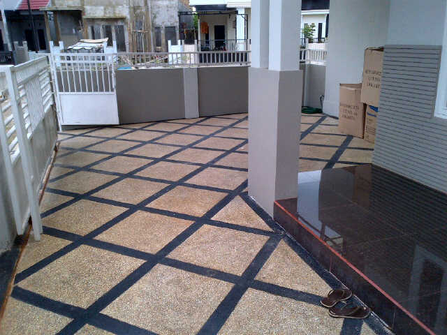 Contoh lantai dari batu alam Rumah Mnimalis Terbaru 2015 - Desain Rumah ...