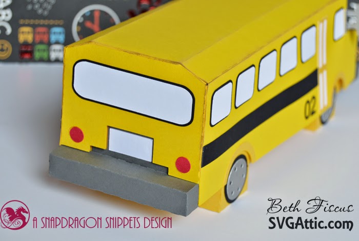 SVG Attic Blog: School Bus Box with Beth