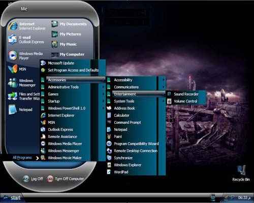 Softwares & Games: Window Xp Black Edition SP3