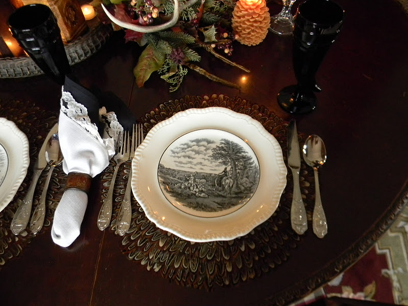 The Hunt ~ J F Herring ~ Spode Tablescape