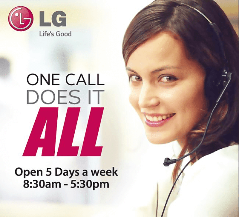 LG announces new customer service method