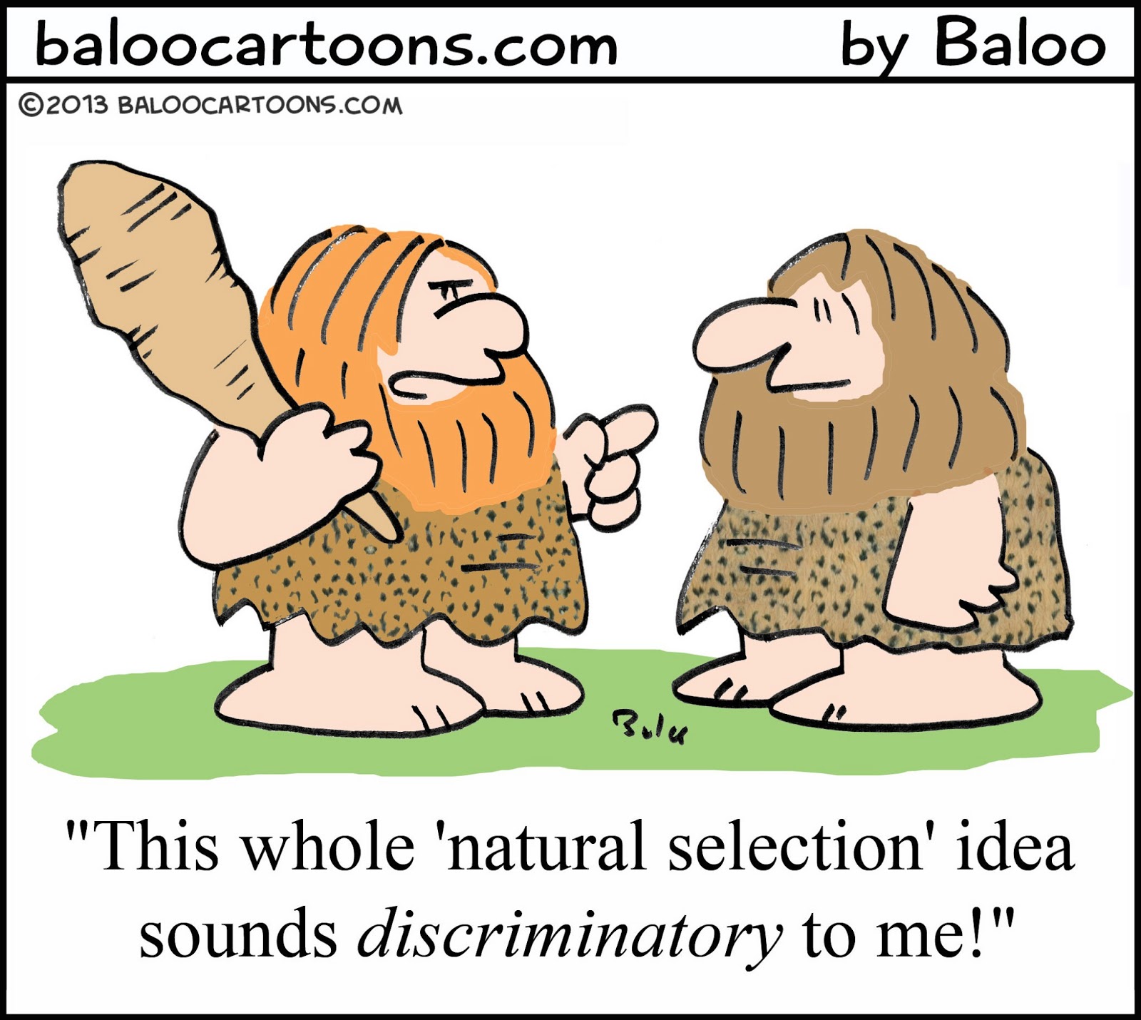BALOO'S CARTOON BLOG: Discrimination cartoon