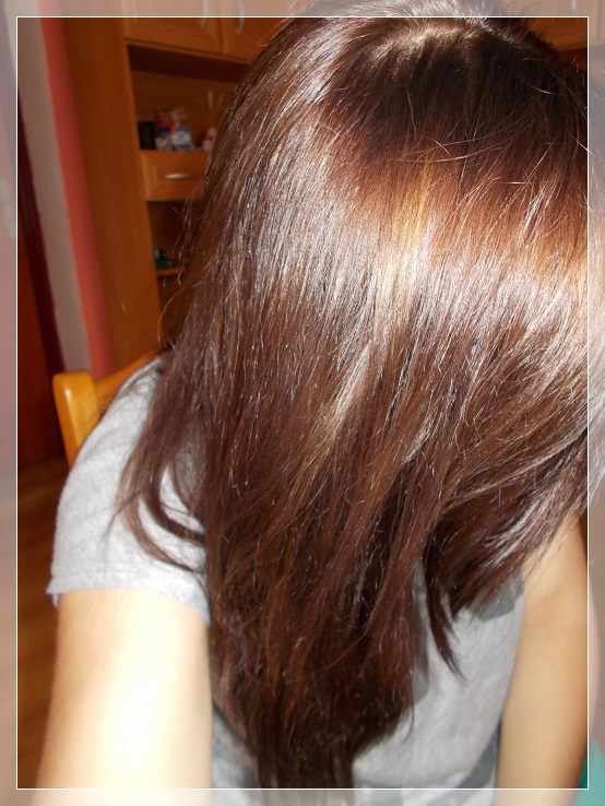 Ze średniego brązu na .... rudy brąz czyli jak zachowuje się u mnie ...