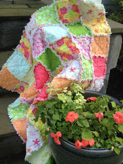 Cottonseed Glory's Blog: No Fuss Rag Quilt Tutorial