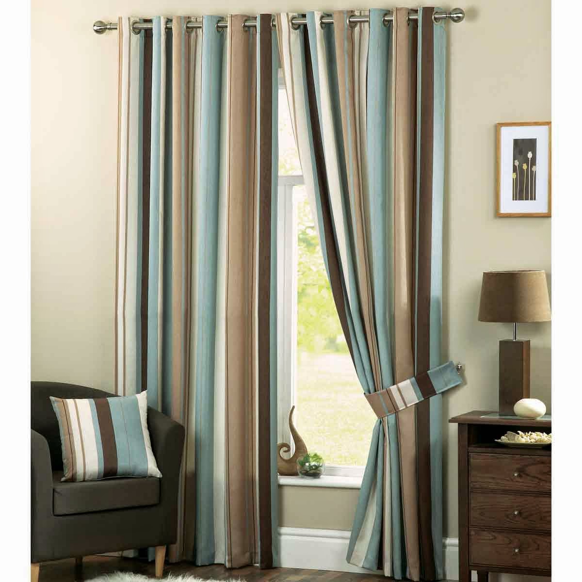 How to use brown curtains in the interior design