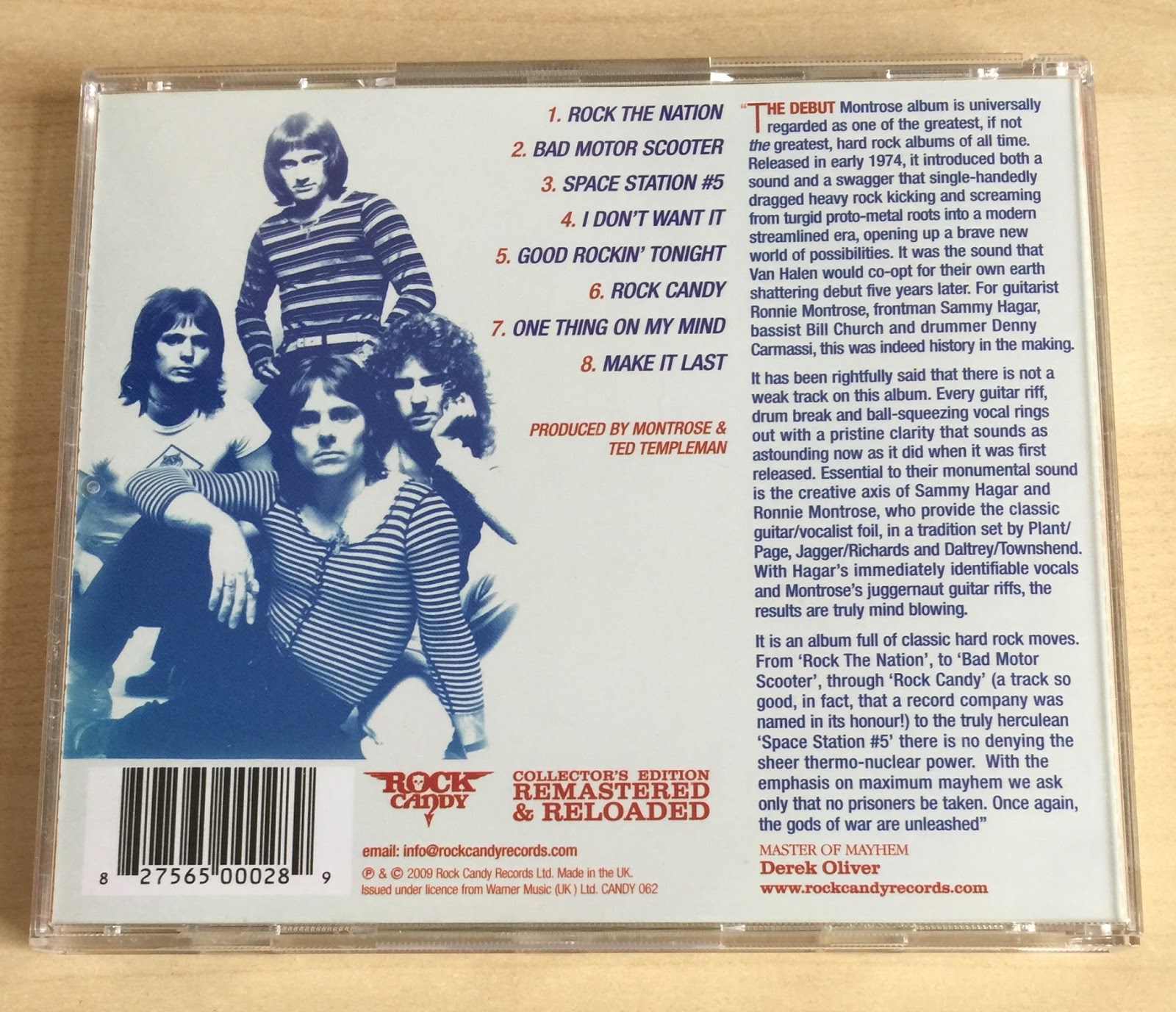 Sounds Good, Looks Good...: "Montrose" by MONTROSE [feat Sammy Hagar ...