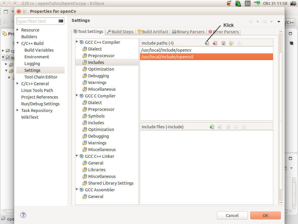 Setting Opencv Di Ubuntu 1404 Ide Eclipse Luna
