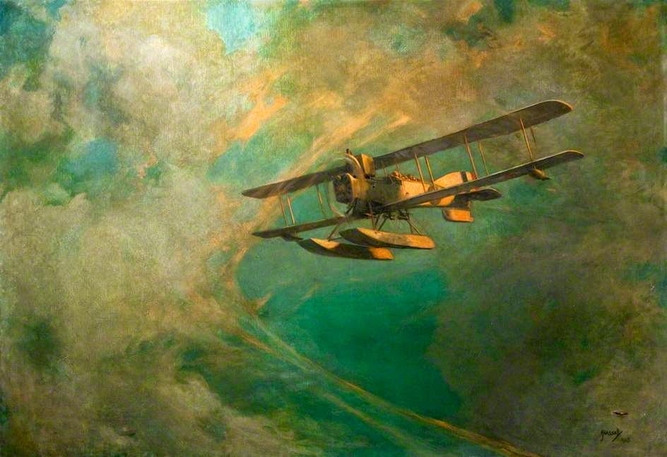 L'art magique: John Hassall : L'hydravion, 1915