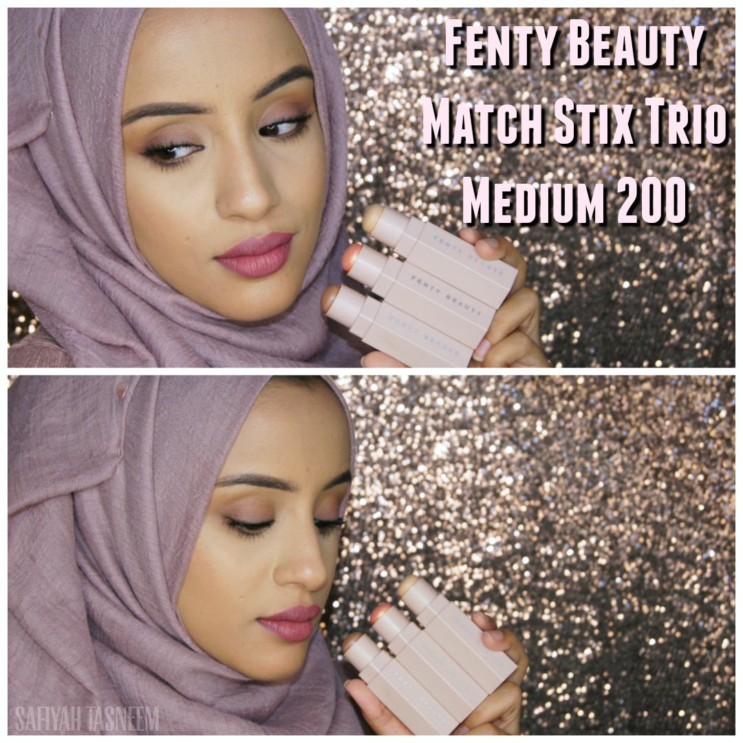 SAFIYAH TASNEEM : Review & Swatches: Fenty Beauty - Match Stix Trio