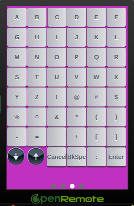 Timbocephus: Revised home brew remote added full virtual keyboard input ...
