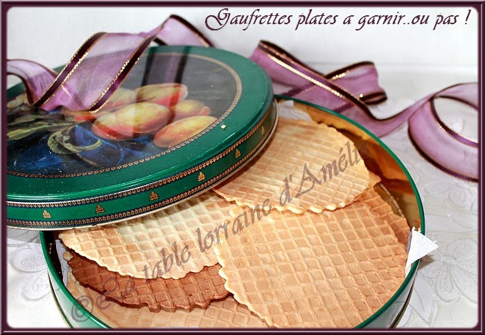 LA TABLE LORRAINE D'AMELIE: GAUFRETTES "CANNOLI AUX MYRTILLES ET ...
