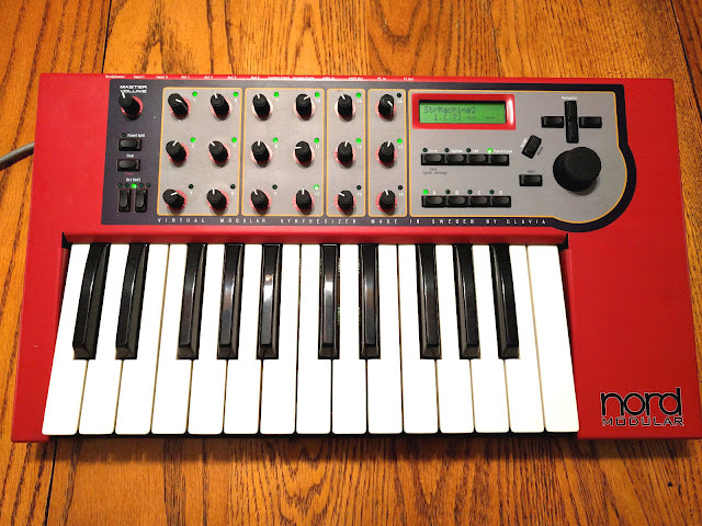 MATRIXSYNTH: Classic Nord Modular G1 Keyboard Synthesizer SN 99010745