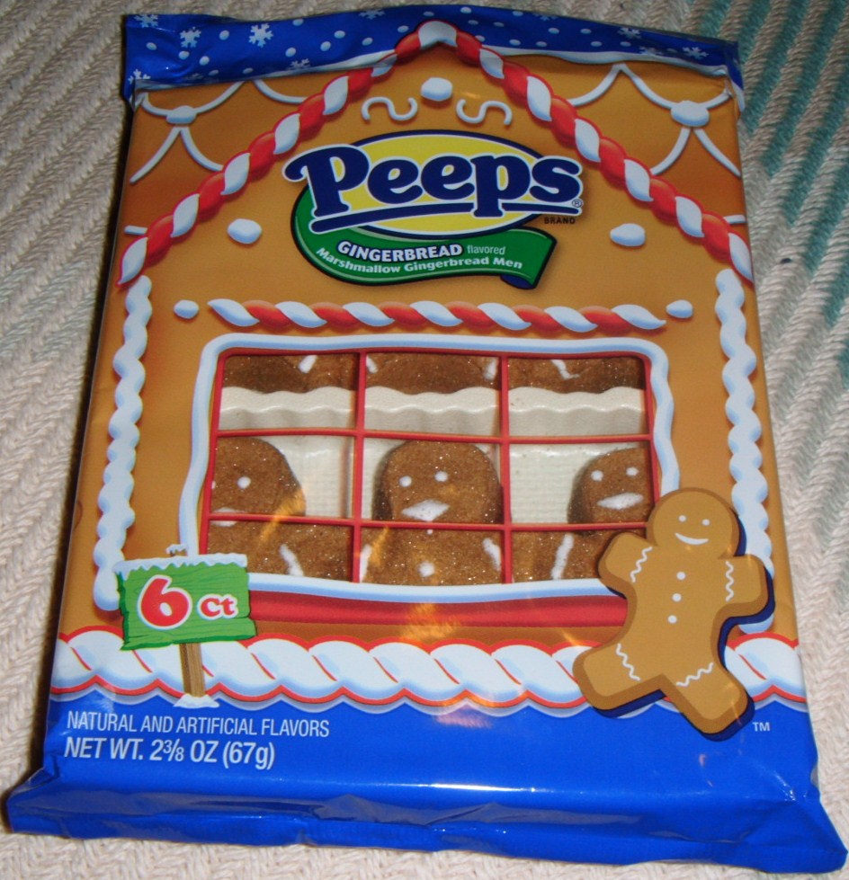 FOODSTUFF FINDS: Peeps – Gingerbread Flavoured Marshmallow Men ...