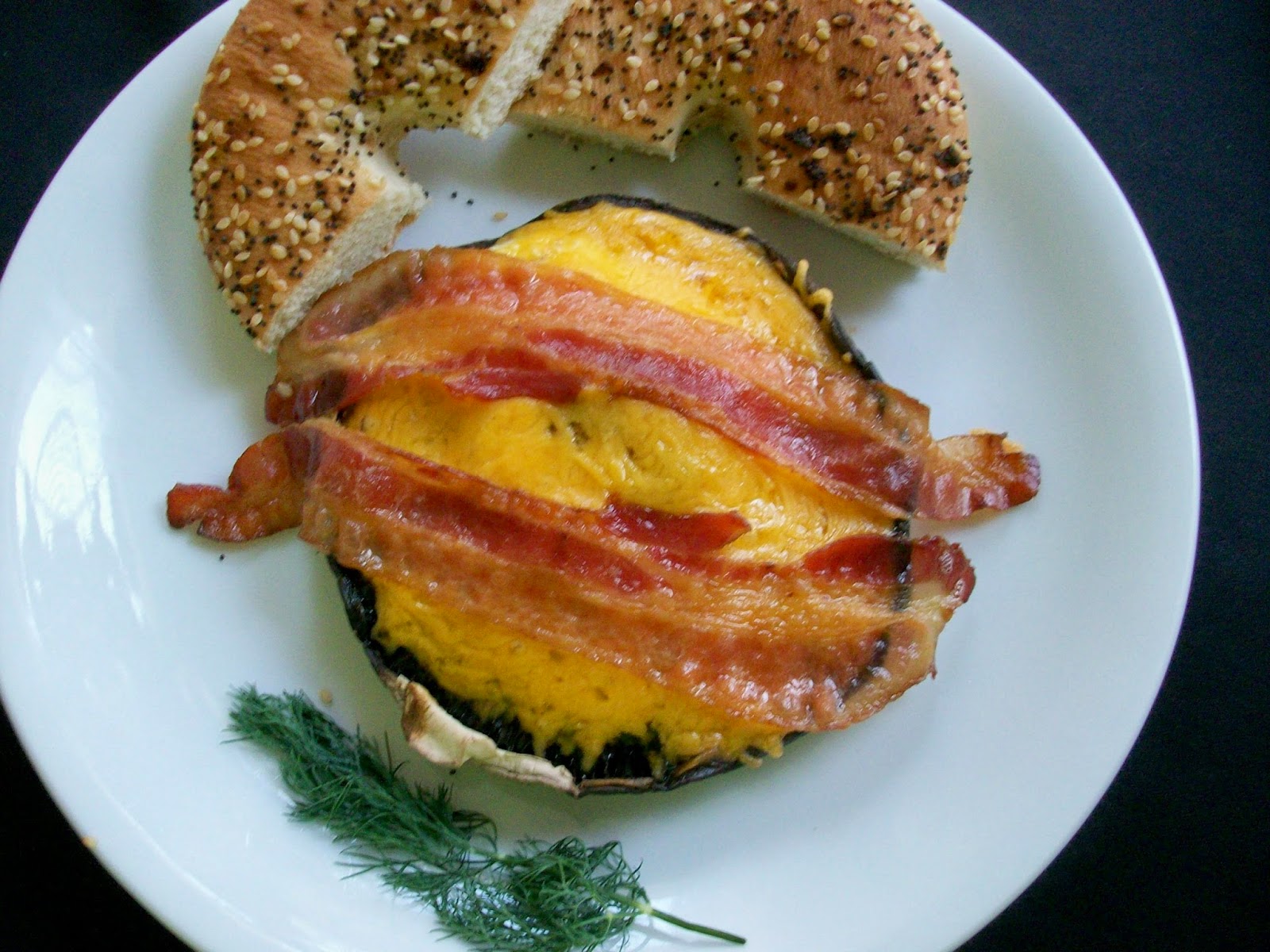 Martha's Recipe Cabinet: Portabella Egg Caps