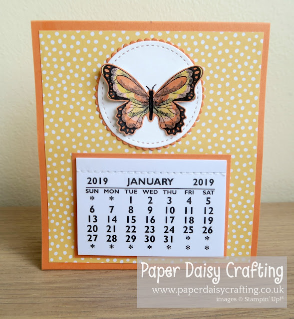 Paper Daisy Crafting: 2019 Stampin' Up! Desk Calendar with Botanical ...