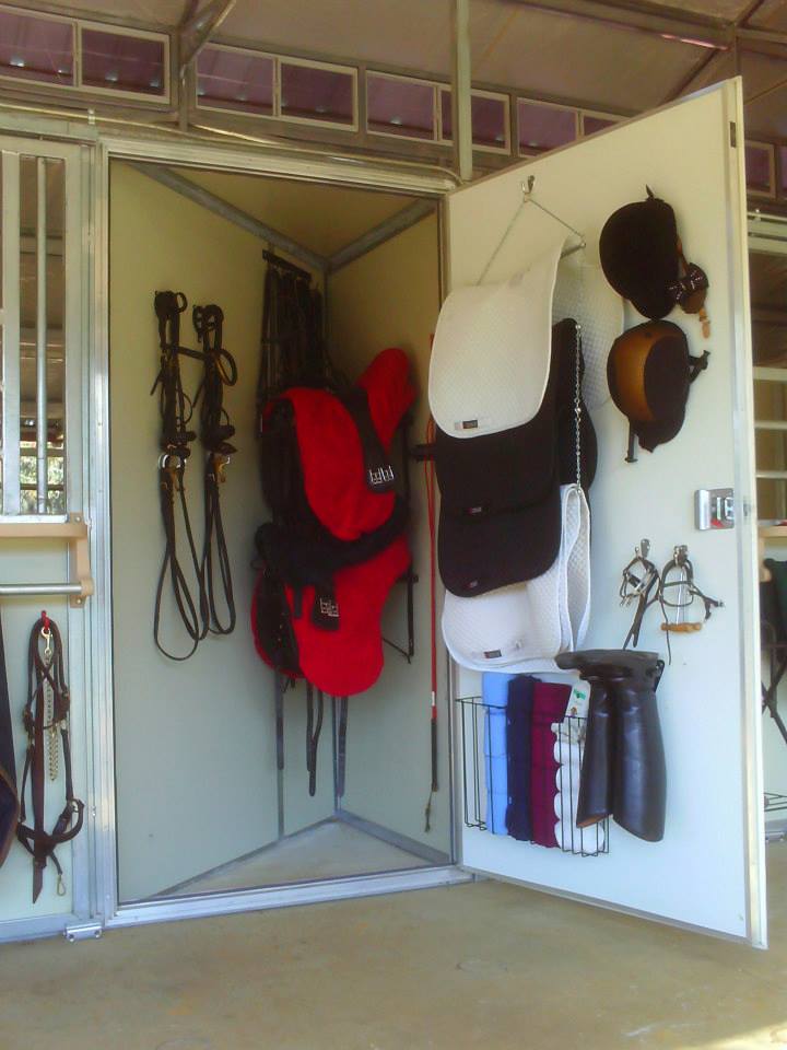 Dressage & My Horsey Life: Great Tack Locker Idea!