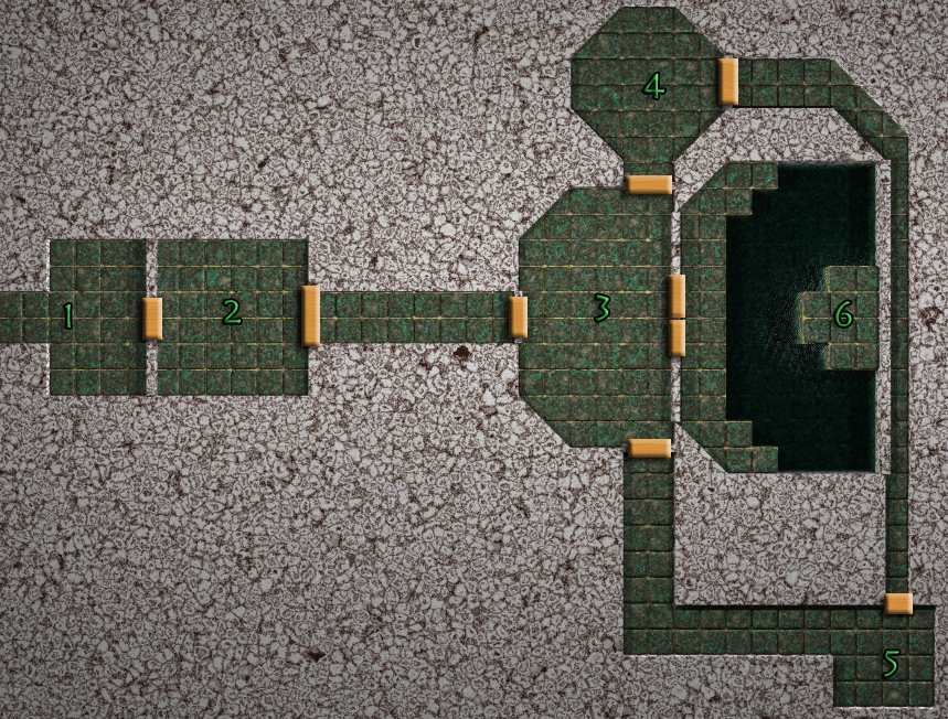 DND Maps: Hall of the Lizard King