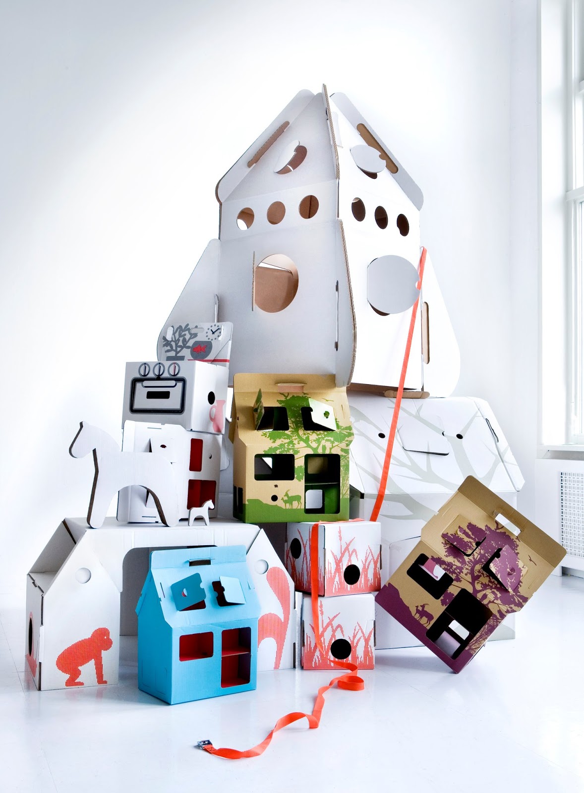 How to Make a Cardboard House For a School Project - Printing Digital Art