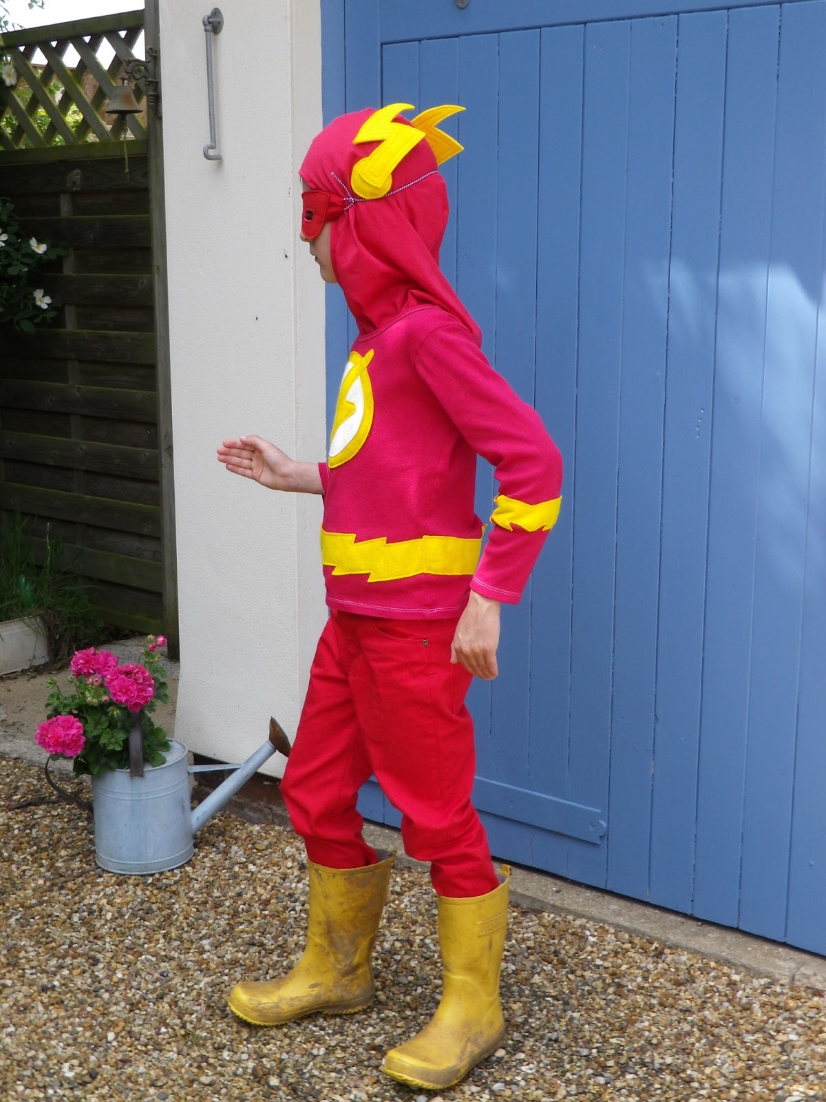 Carefully made by Mrs Robinson: The Flash costume