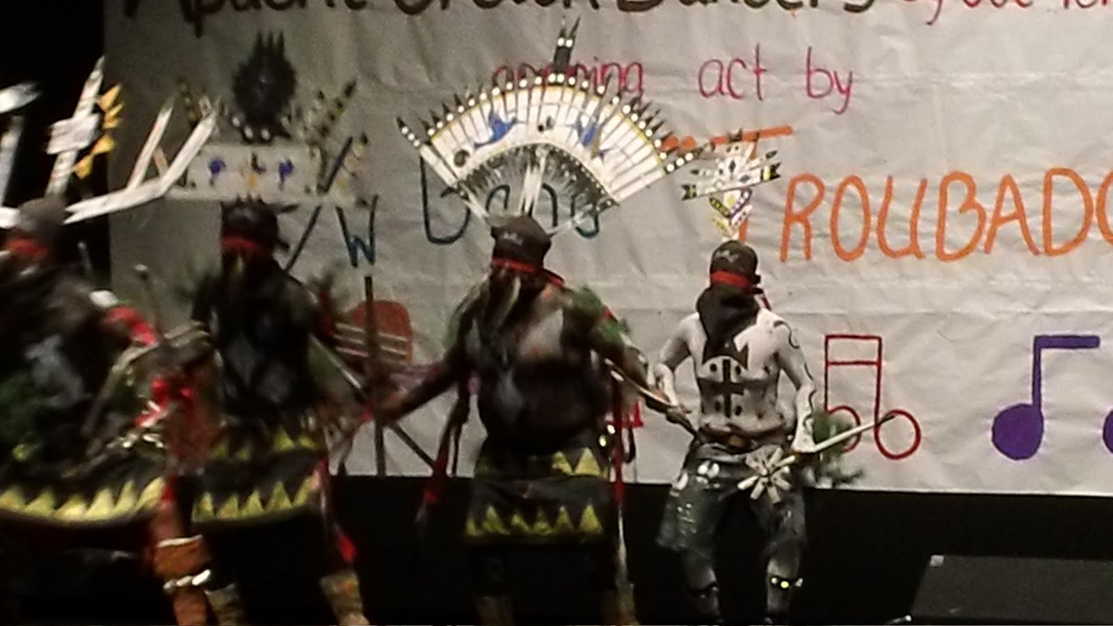 Out here in Pinon: Apache Crown Dancers