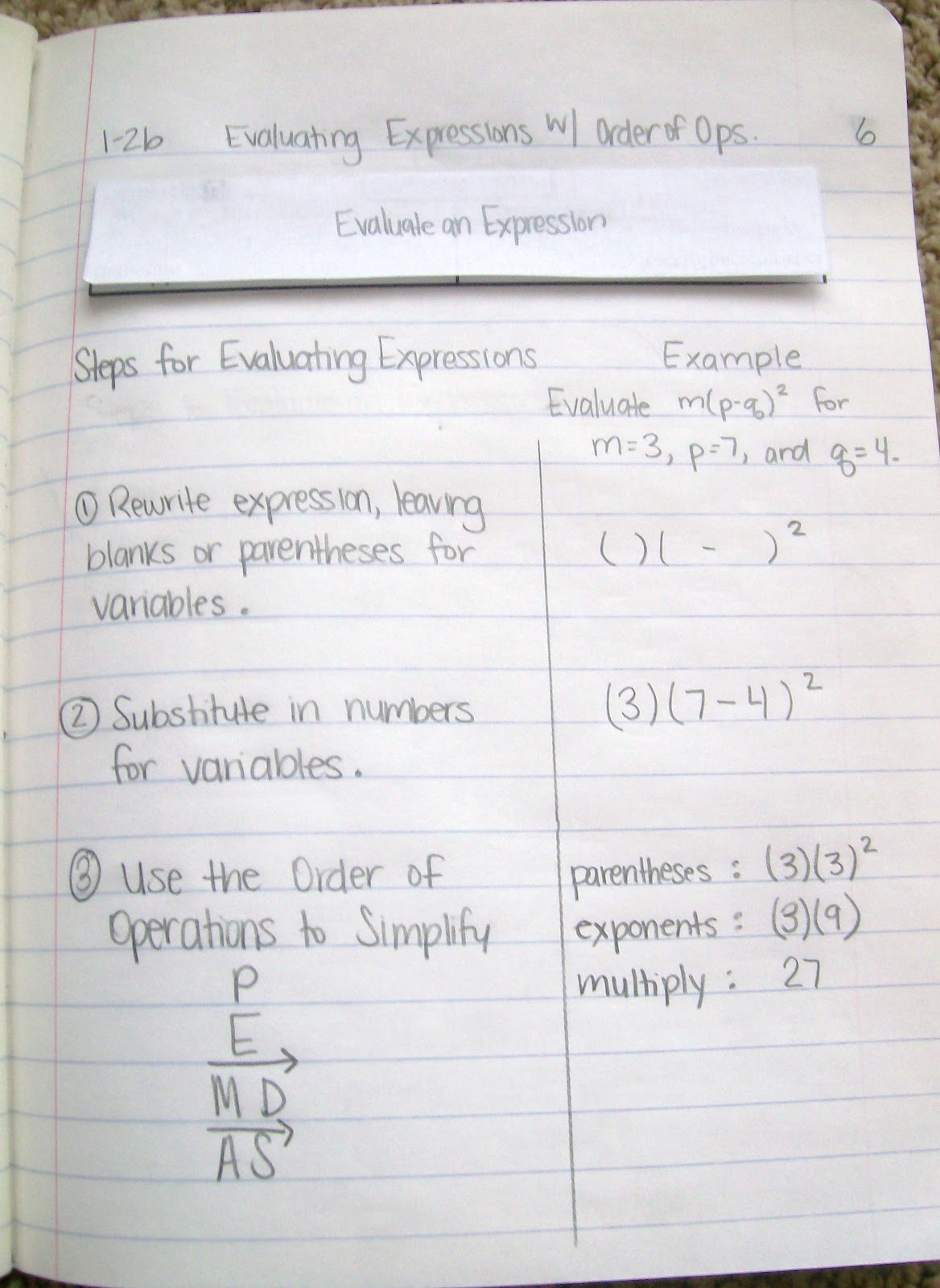 Math = Love: More Algebra 1 Interactive Notebook Pages