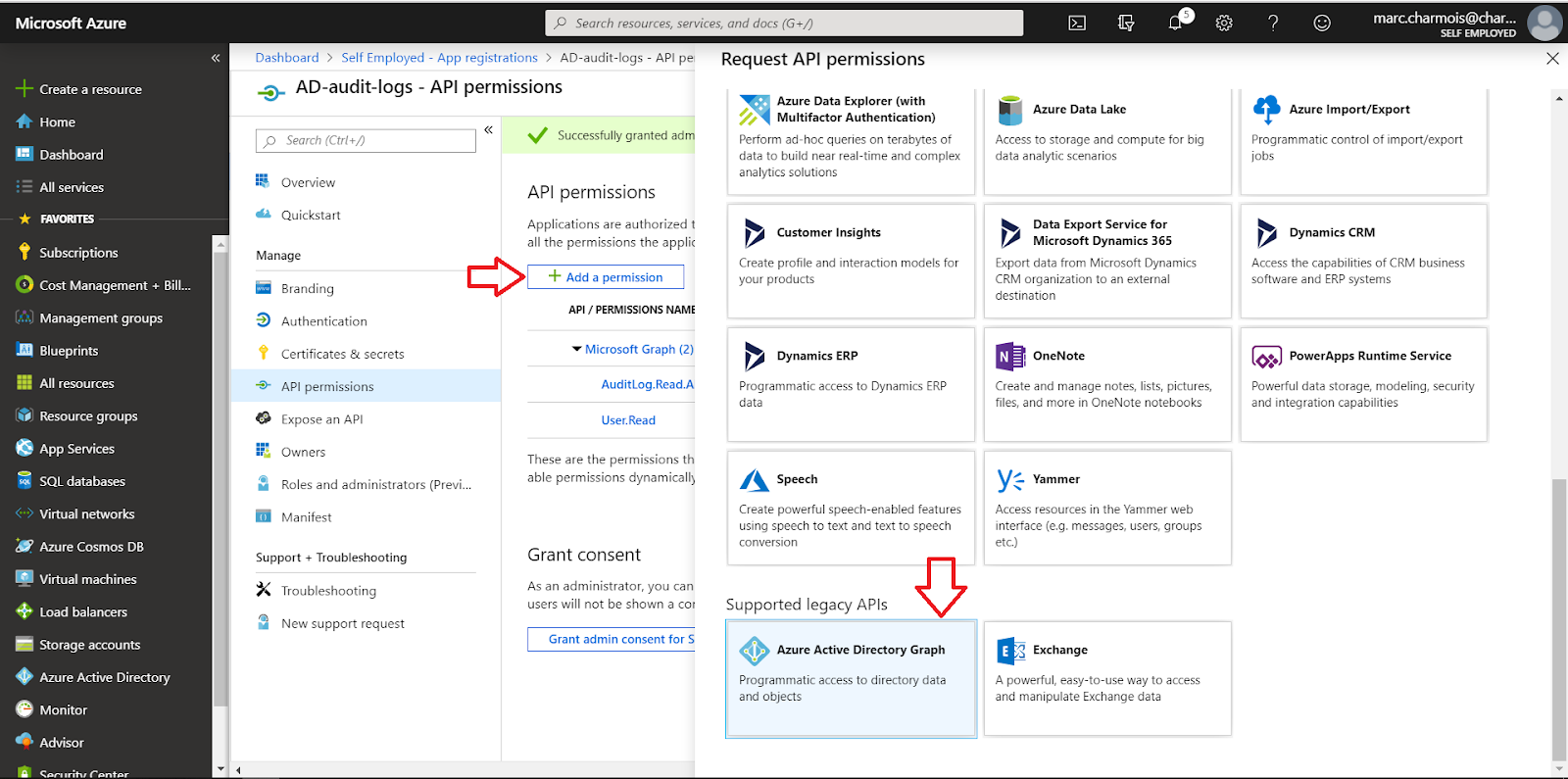Azure And Co Request Graph In A Powershell Script To Get Azure Ad Logs