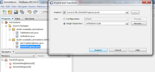 Inspired by Actual Events: Applying IDE Inspections to Custom Java ...