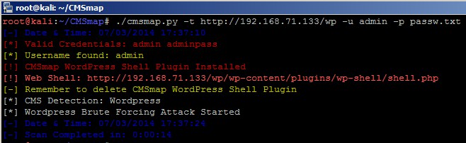Cmsmap Tool V06 Simple Cms Vulnerability Scanner Exploit Vulnerability Ghdb
