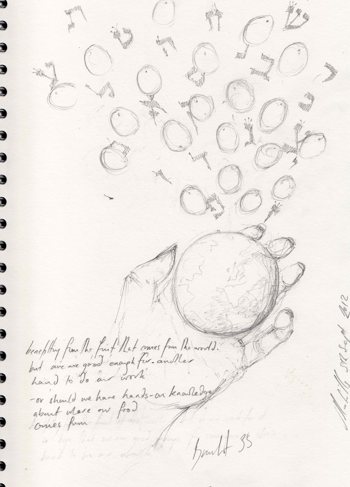 draw yomi: drawing the talmud, a page a day: September 2012