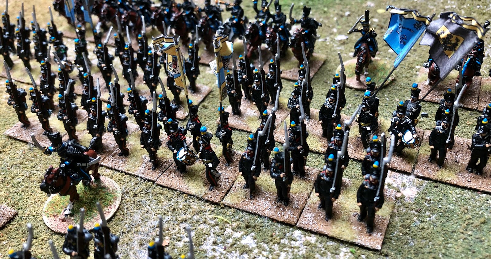 wargaming in 28 mm and sometimes smaller: The Black Brunswickers in a ...
