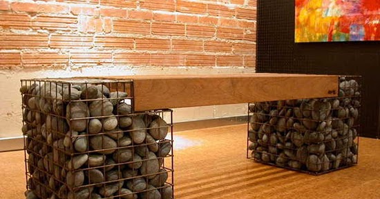 LINGKAR WARNA: Desain furniture unik dari olahan kreatif bronjong