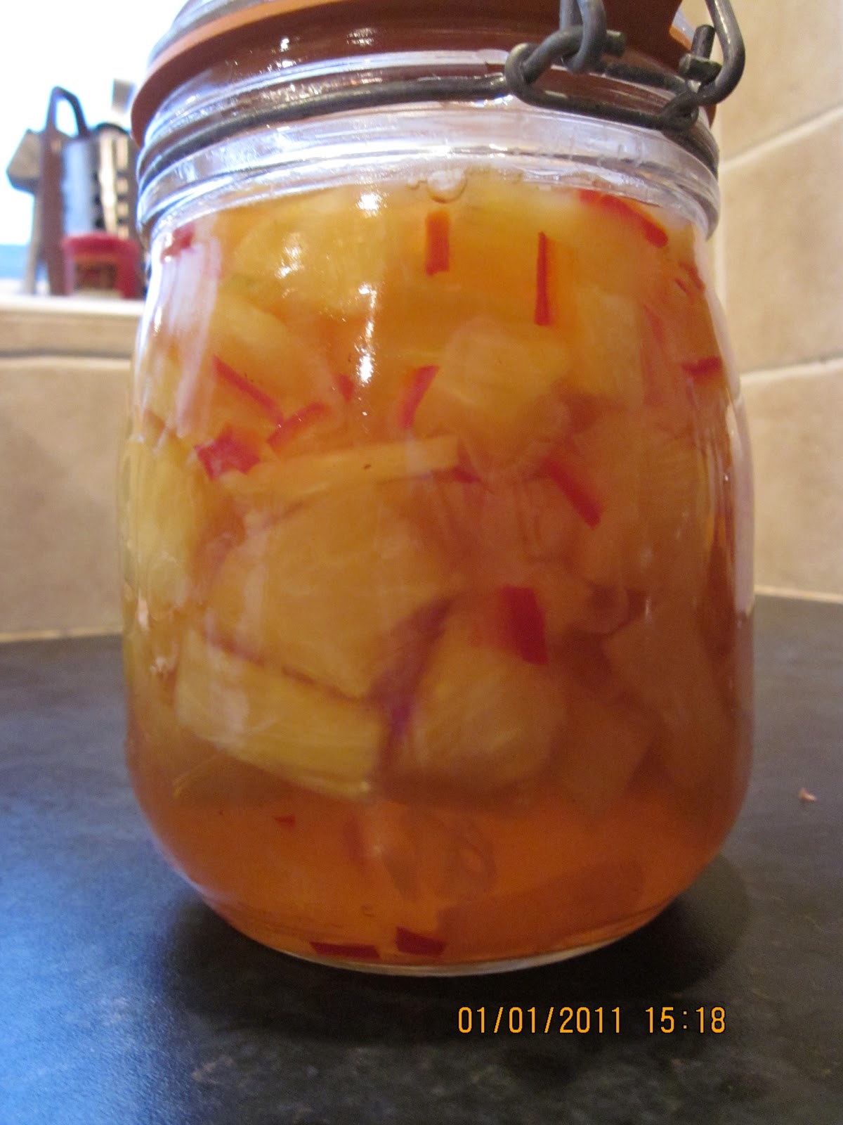 Better Belly Burst!: Spiced Pickled Pineapple