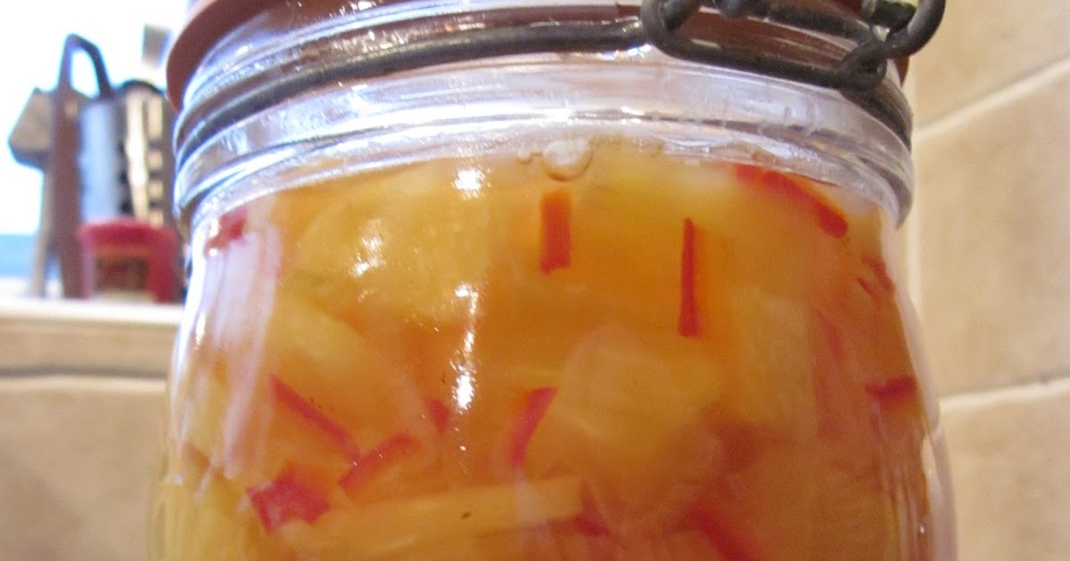 Better Belly Burst!: Spiced Pickled Pineapple