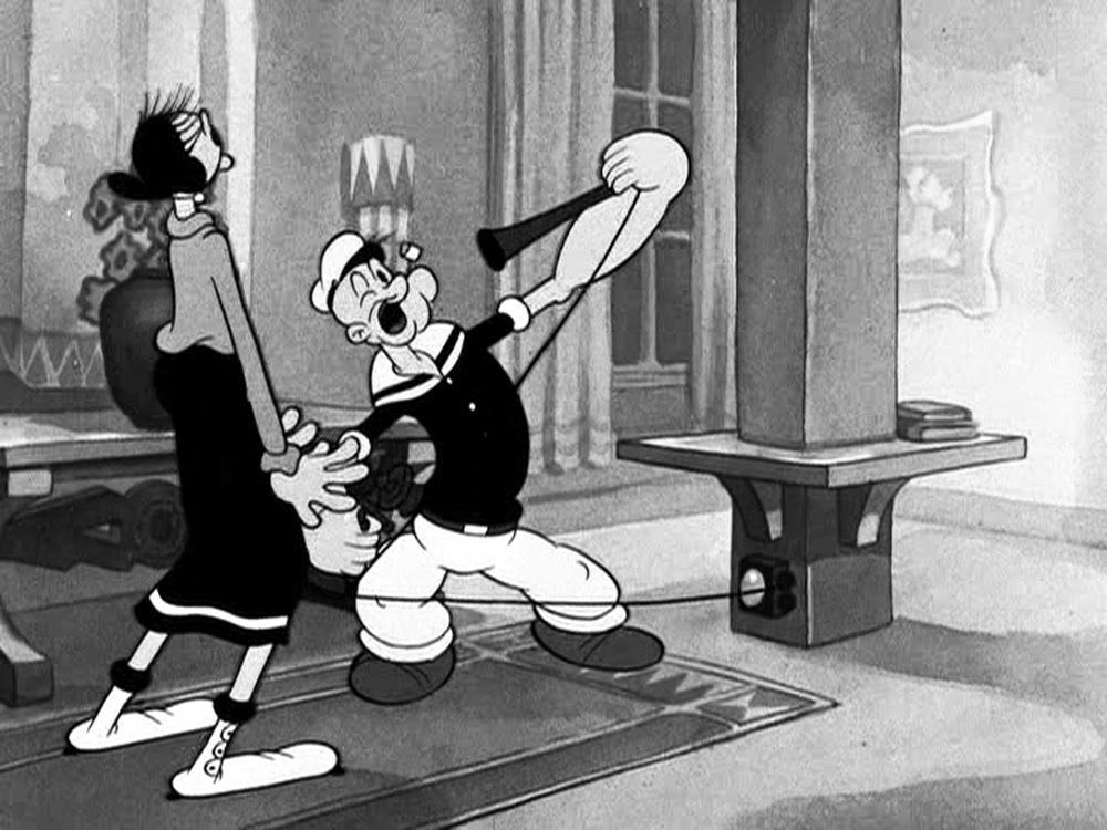 13: POPEYE THE SAILOR In "Ghosks Is The Bunk" / Fleischer Studios - 1939