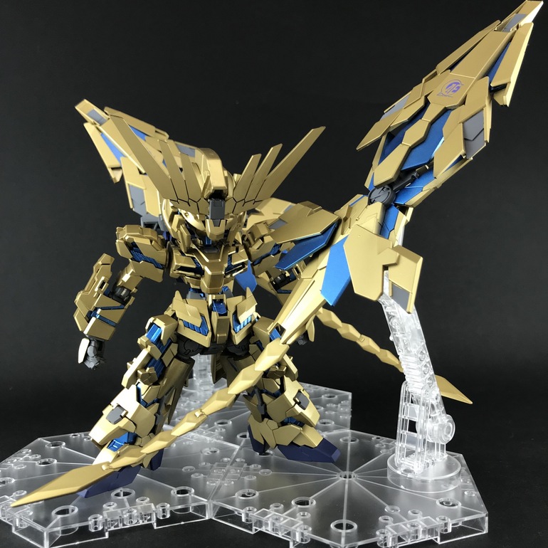 Custom Build: SD x HG 1/144 Unicorn Gundam Phenex [Narrative ver.]