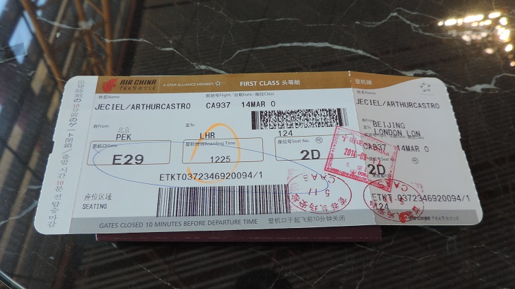 Review: Air China B777 First Class, Beijing-London